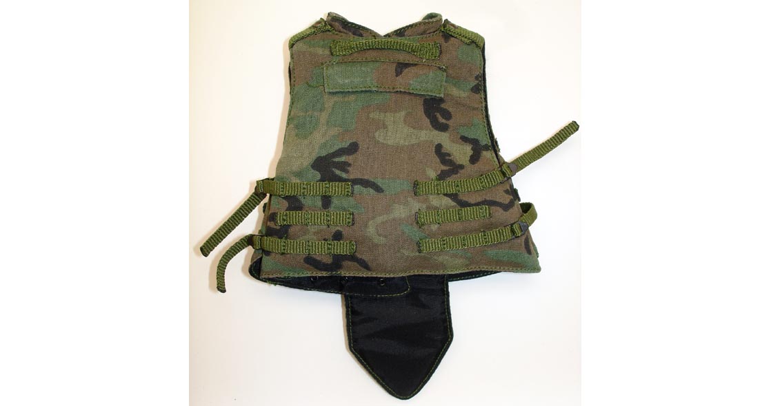 1:6 Scale U.S. Woodland Camo Body Armor, Veegostore