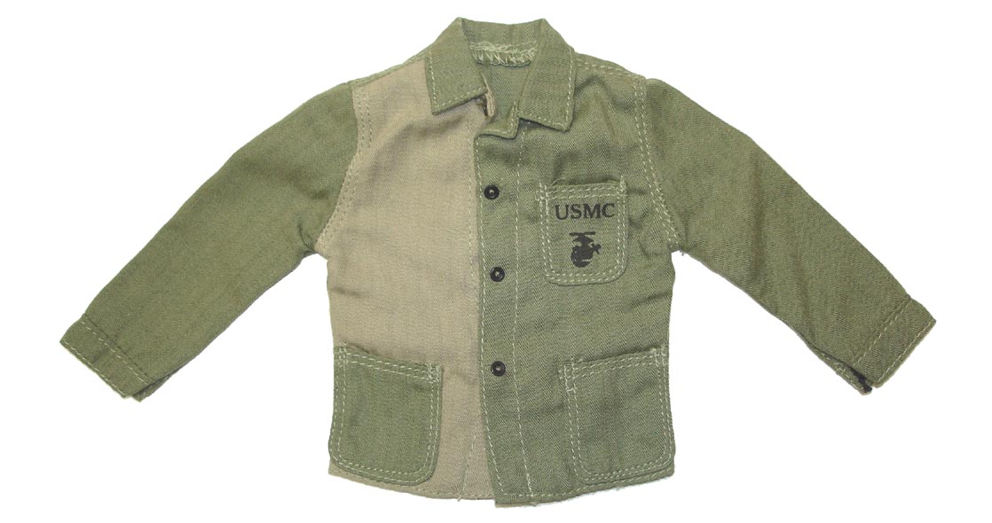 1:6 Scale U.S. 1944-Pattern USMC Utility Jacket HBT, Veegostore