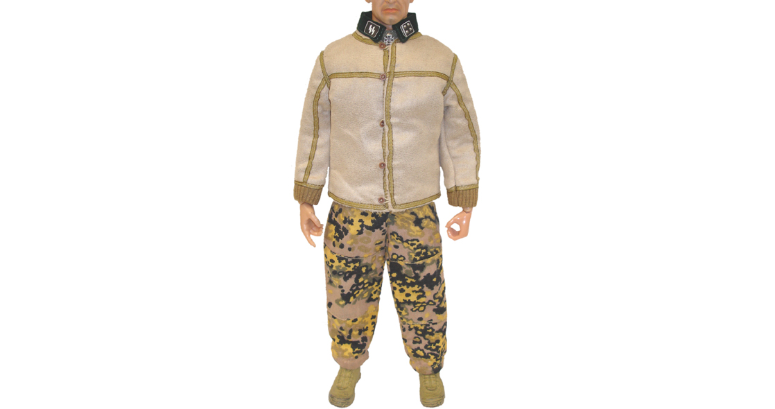 1:6 Scale German WWII Sheepskin Jacket + Autumn Oakleaf Reversible ...