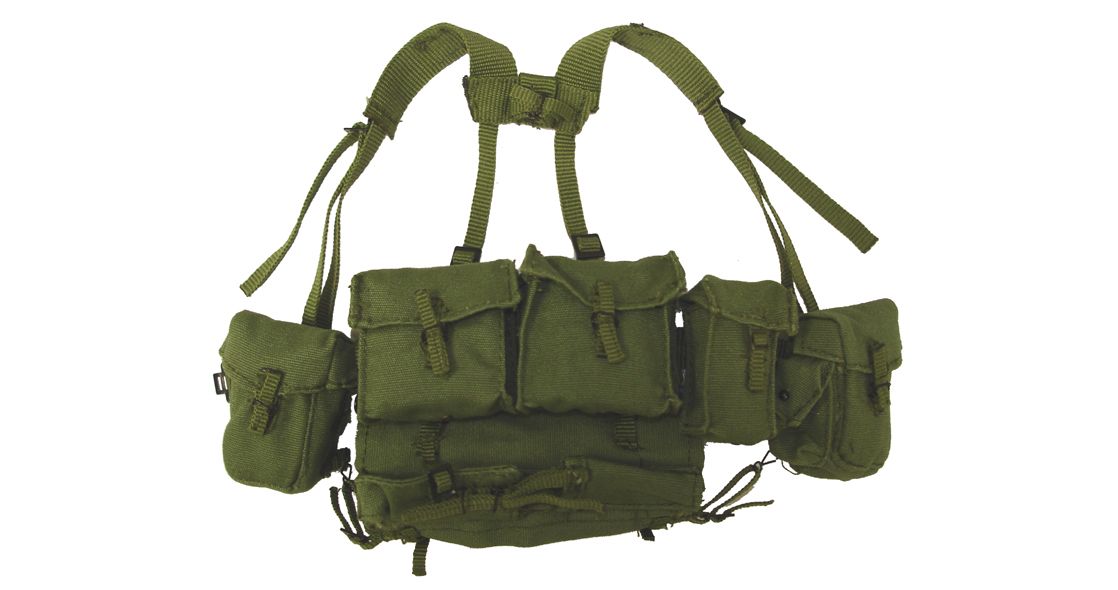1:6 Scale British 58-pattern Webbing with Poncho Roll, Veegostore