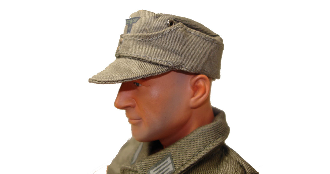 1:6 Scale German WWII M44 Jacket + Italian Camo OverTrouser + Field Cap ...