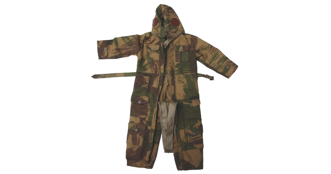 1:6 Scale British WWII Camouflage Tanker Pixie Suit with Camo Hood ...