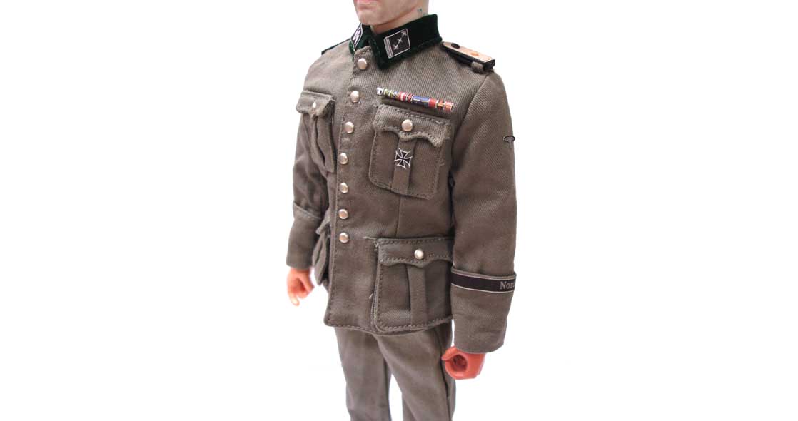 1:6 Scale German WWII M36 Officer Tunic and M37 Trouser and 3D printed ...