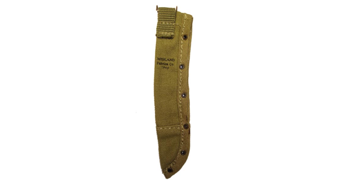 1:6 Scale U.S. WWII M42 Machete Canvas Scabbard, Veegostore