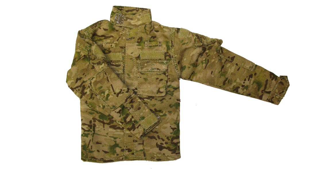 1:6 Scale U.S. Multicam BDU Combat Jacket and Trouser, Veegostore