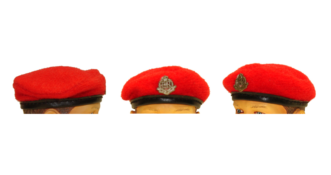 1:6 Scale British Red RMP Beret, Veegostore