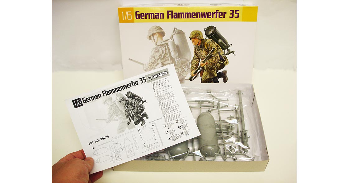 1:6 Scale German Flammenwerfer 35 (Unassembled Model Kit), Veegostore
