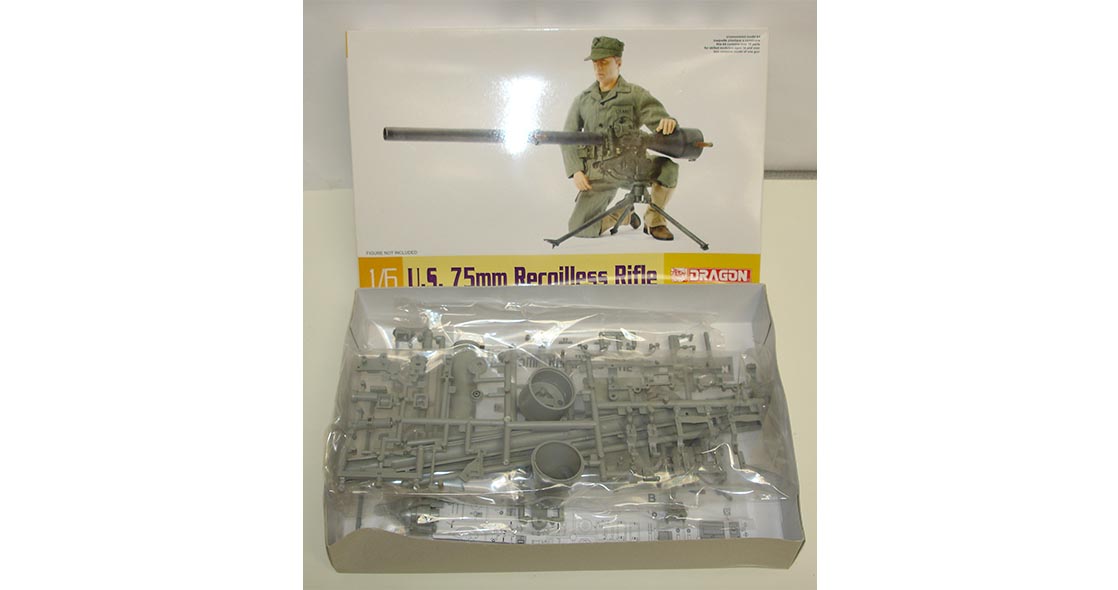 1:6 Scale U.S. 75mm Recoilless Rifle (Unassembled Model Kit), Veegostore