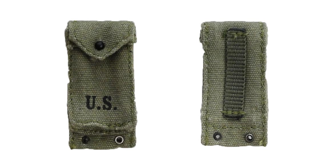 1:6 Scale U.S. Vietnam M1961 USMC M14 Ammo Pouch (OD Green), Veegostore