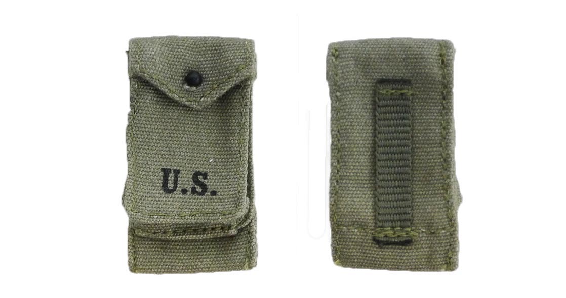 1:6 Scale U.S. Vietnam M1961 USMC M14 Ammo Pouch (OD Green), Veegostore