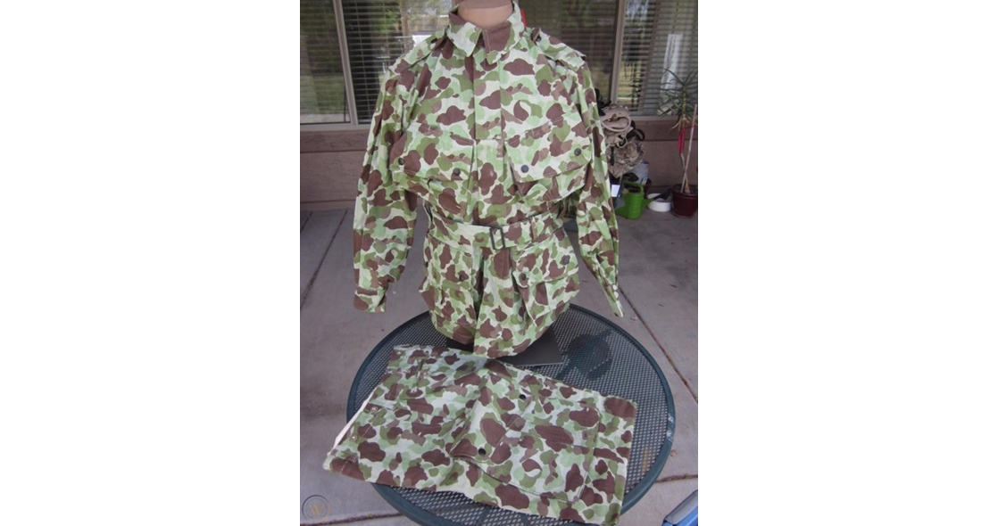 1:6 Scale U.S. WWII OSS HBT M1942 Camouflage Uniform - 101 Air Force ...