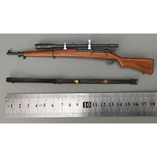 1:6 Scale U.S. WWII M1903 Springfield with 8x Unertl Scope and Strap ...