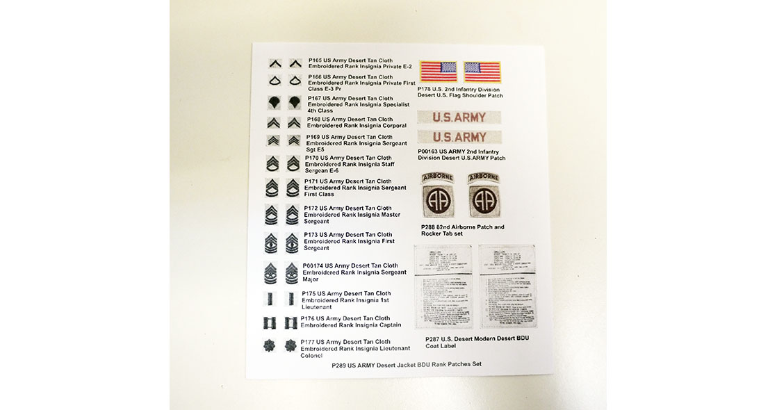 1:6 Scale U.S. Modern BDU Slim Jacket (Generic Version) with Full Rank ...