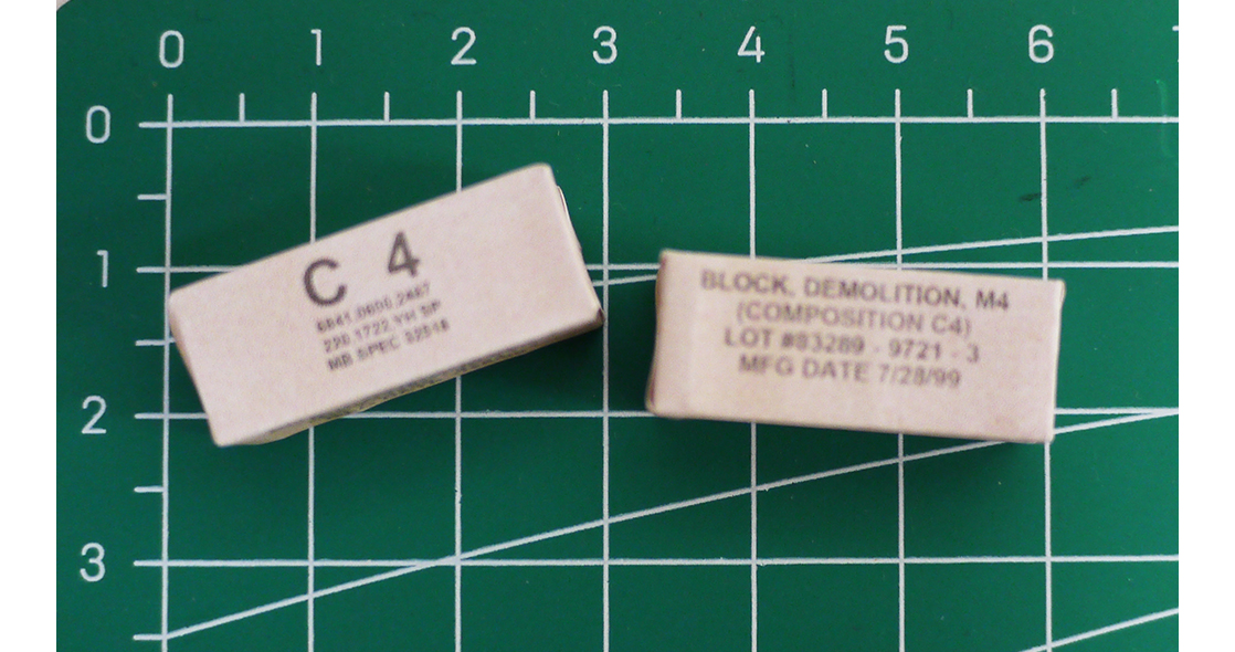 1:6 Scale C-4 Explosive (x2pc), Veegostore