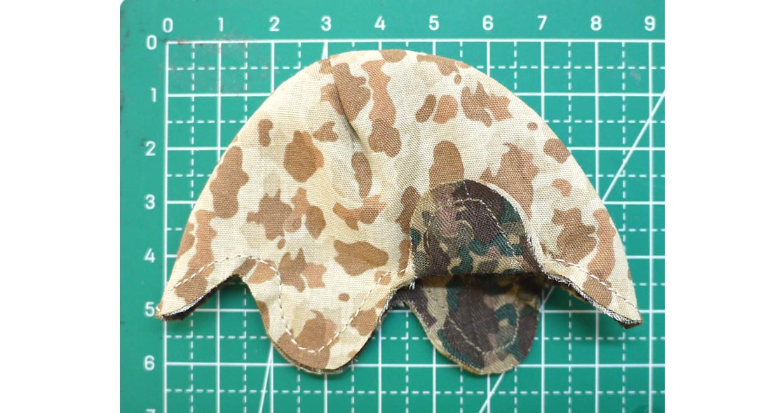 1:6 Scale U.S. WWII USMC Marine P42 HBT Frog Skin Camo Reversible ...