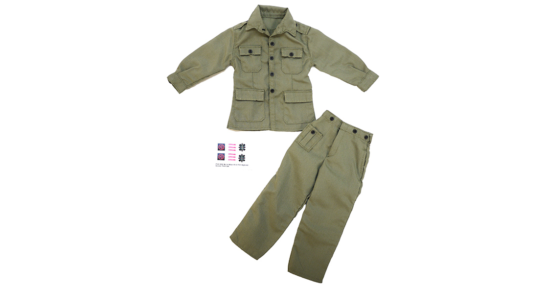 1:6 Scale British WWII Burma & Malaya Tropical Bush uniform with ...