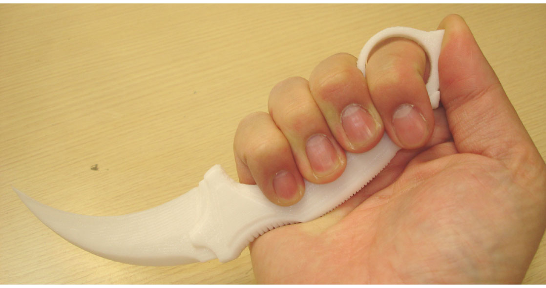 3D Printed Cosplay Karambit Knife, Veegostore