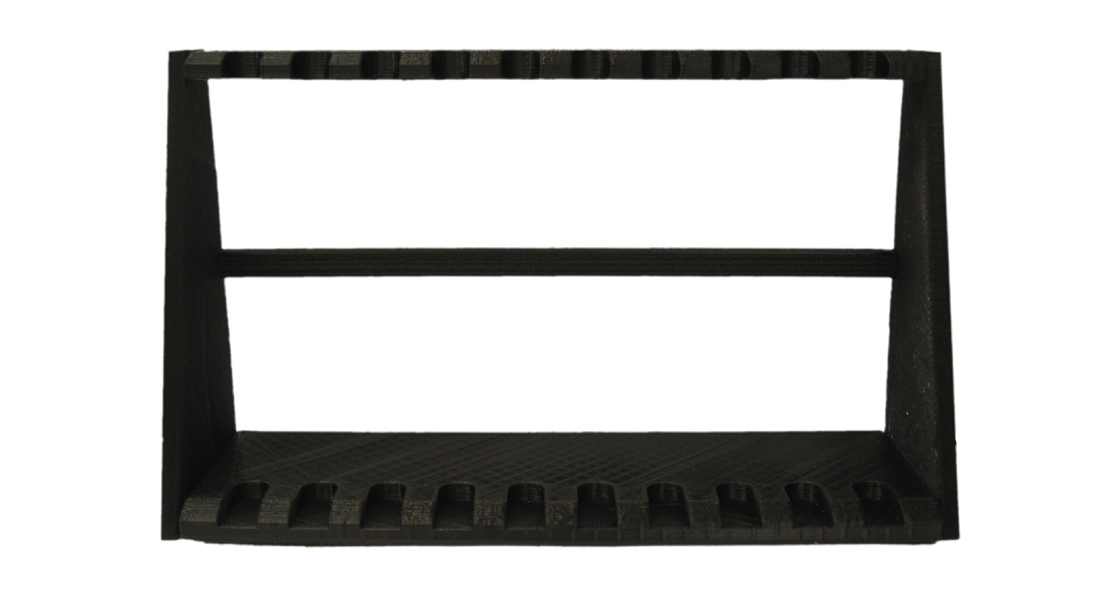3D Printed 1:6 Scale Rifle Rack (Black), Veegostore