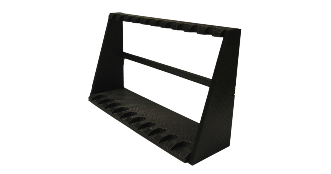 3D Printed 1:6 Scale Rifle Rack (Black), Veegostore