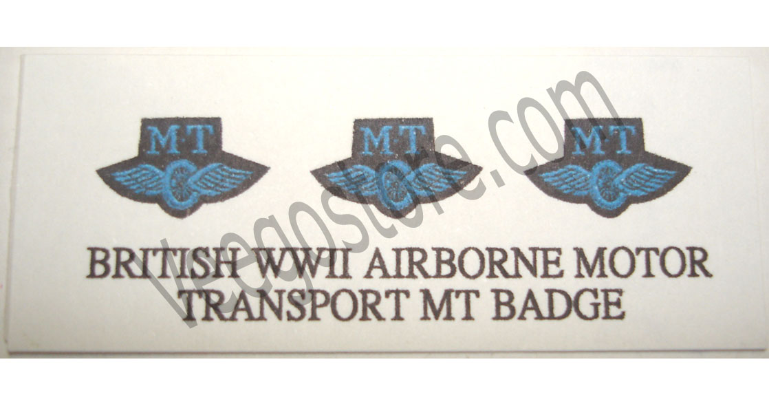 British WWII Airborne Motor Transport Mt Badge (Blue), Veegostore