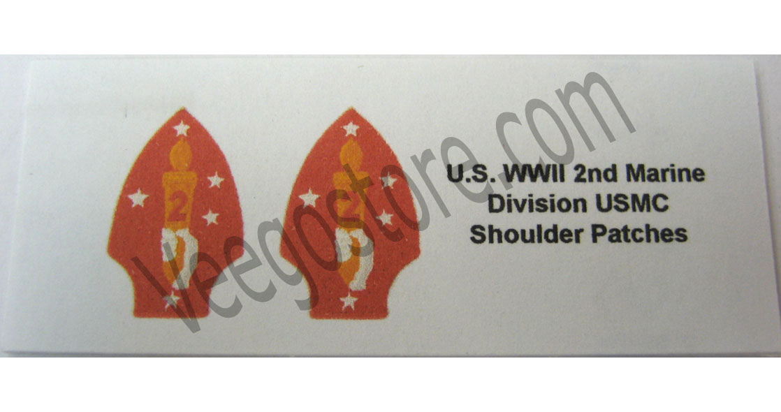 U.S. WWII 2nd Marine Division USMC Shoulder Patch, Veegostore