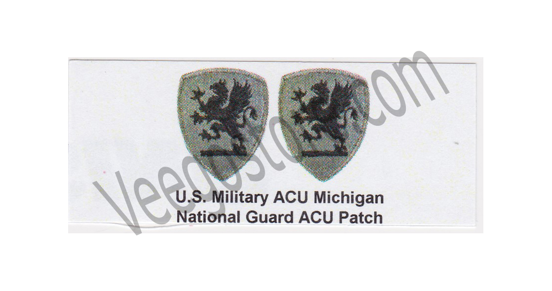 US Military ACU Michigan National Guard Patch, Veegostore