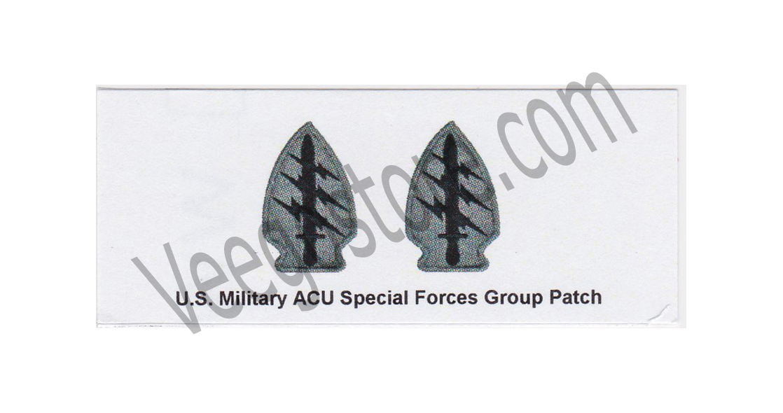 US Military ACU Special Forces Group Patch, Veegostore