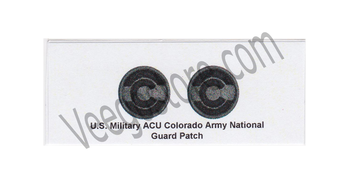 U.S. Military ACU Colorado Army National Guard Patch, Veegostore