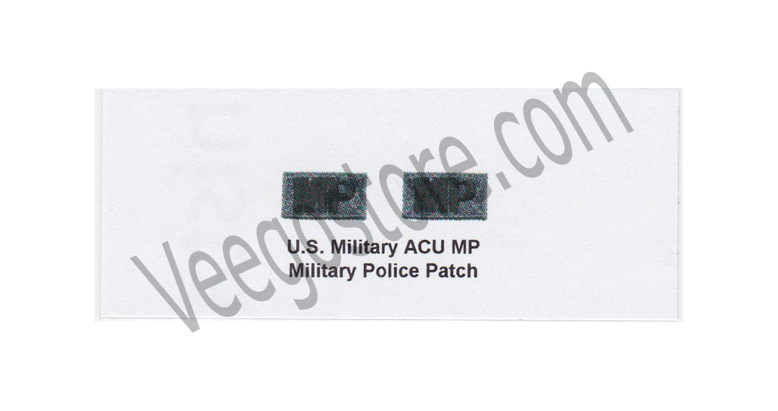 U.S. Military ACU MP Military Police Patch, Veegostore