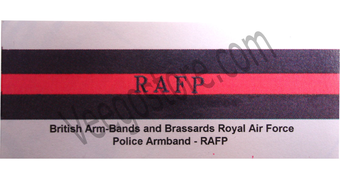 British Arm-Bands and Brassards Royal Air Force Police Armband - RAFP ...
