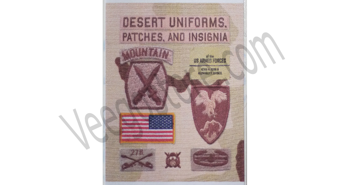 1:6 Scale Modern U.S. Army Desert Patches Set Vol.2, Veegostore