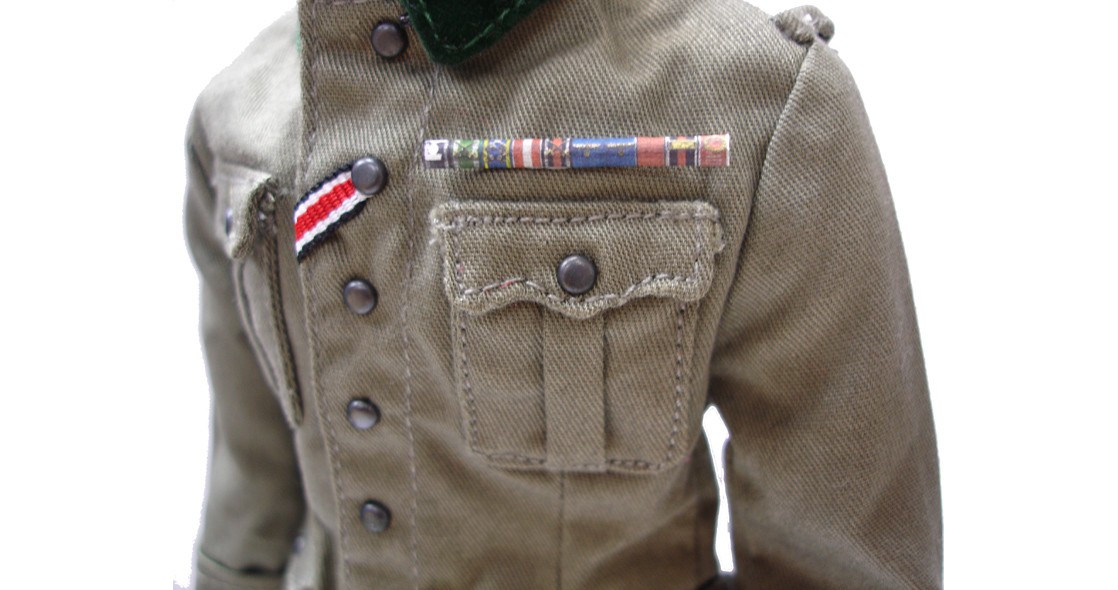 1/6 scale German WWII Rommel's Ribbon Bar, Veegostore